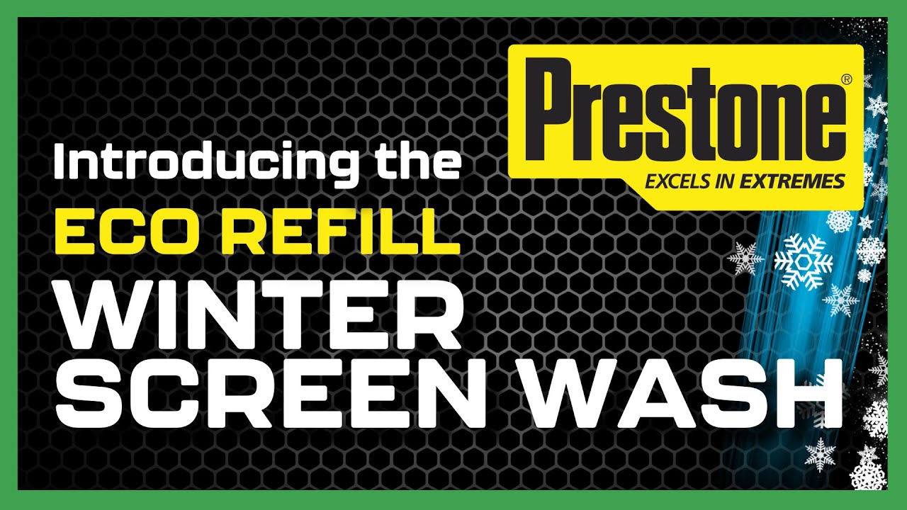 Prestone Eco Refill Winter Screen Wash | Prestone Car Screenwash - YouTube