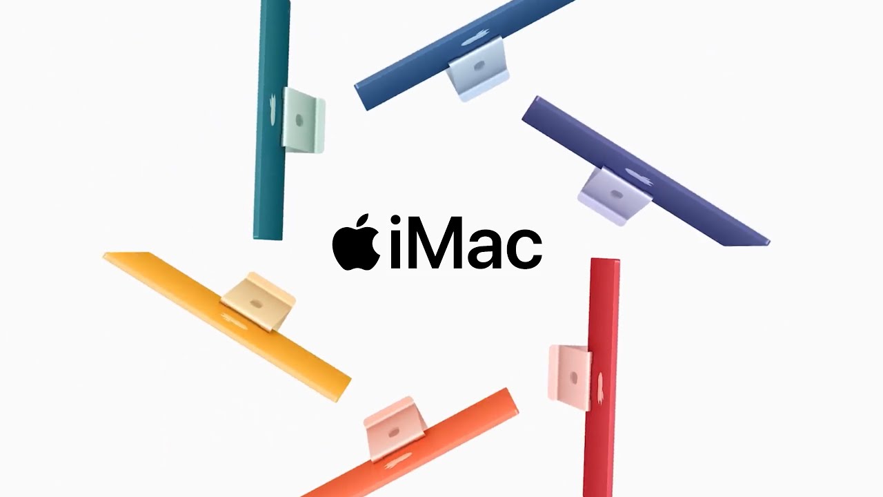 Apple iMac M1 advertisement (fans made ‘She’s a rainbow’ Bgm/iMac G3 ...
