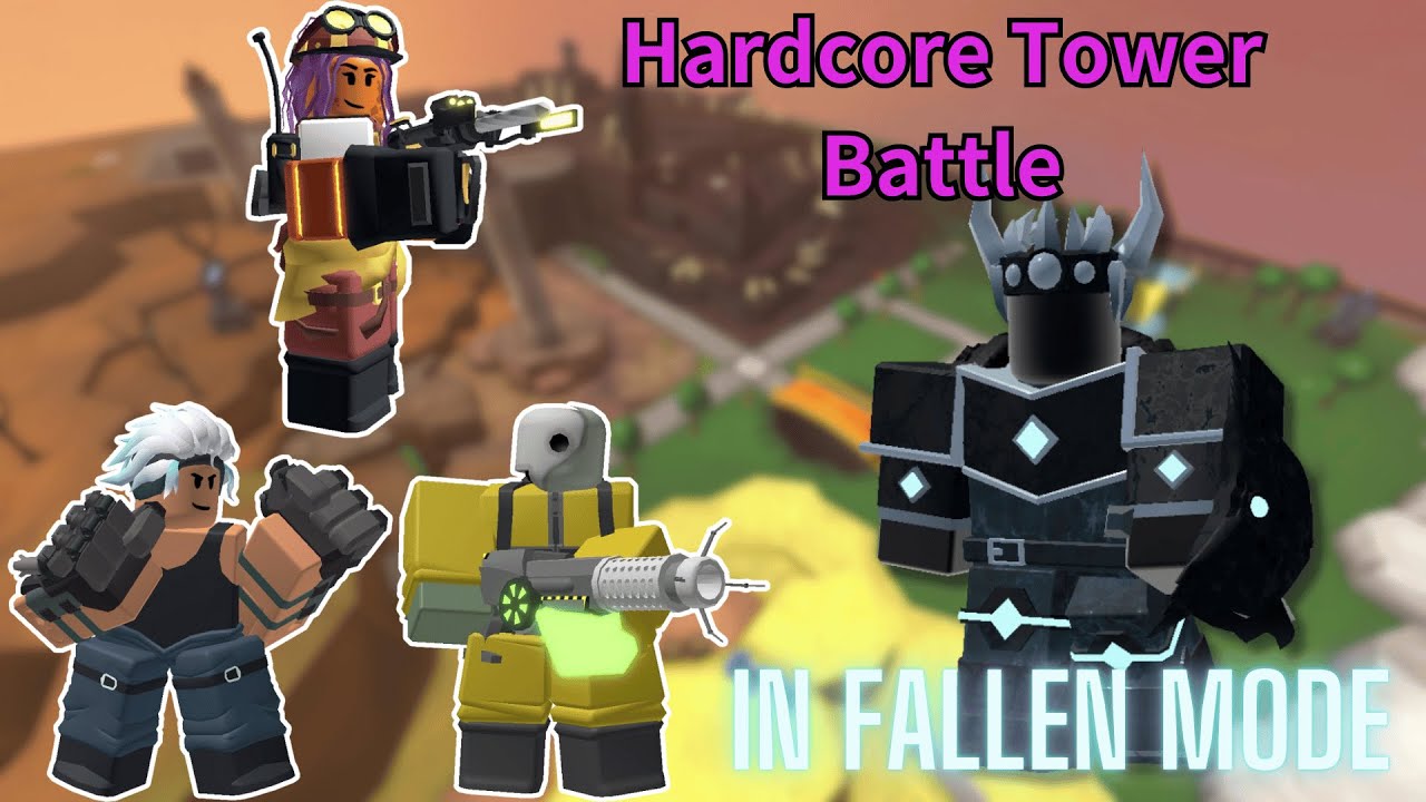 Hardcore Tower Battle Fallen Mode | ROBLOX Tower Defense Simulator # ...