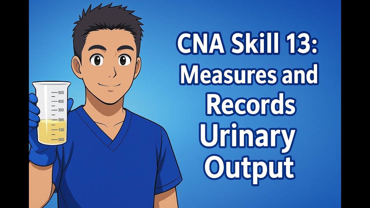 Credentia CNA Skill 13: Measures and Records Urinary Output (updated ...