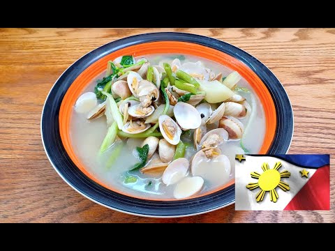 How To Make Clams Tinola | Filipino Recipes | Tagalog | Clam Soup - YouTube