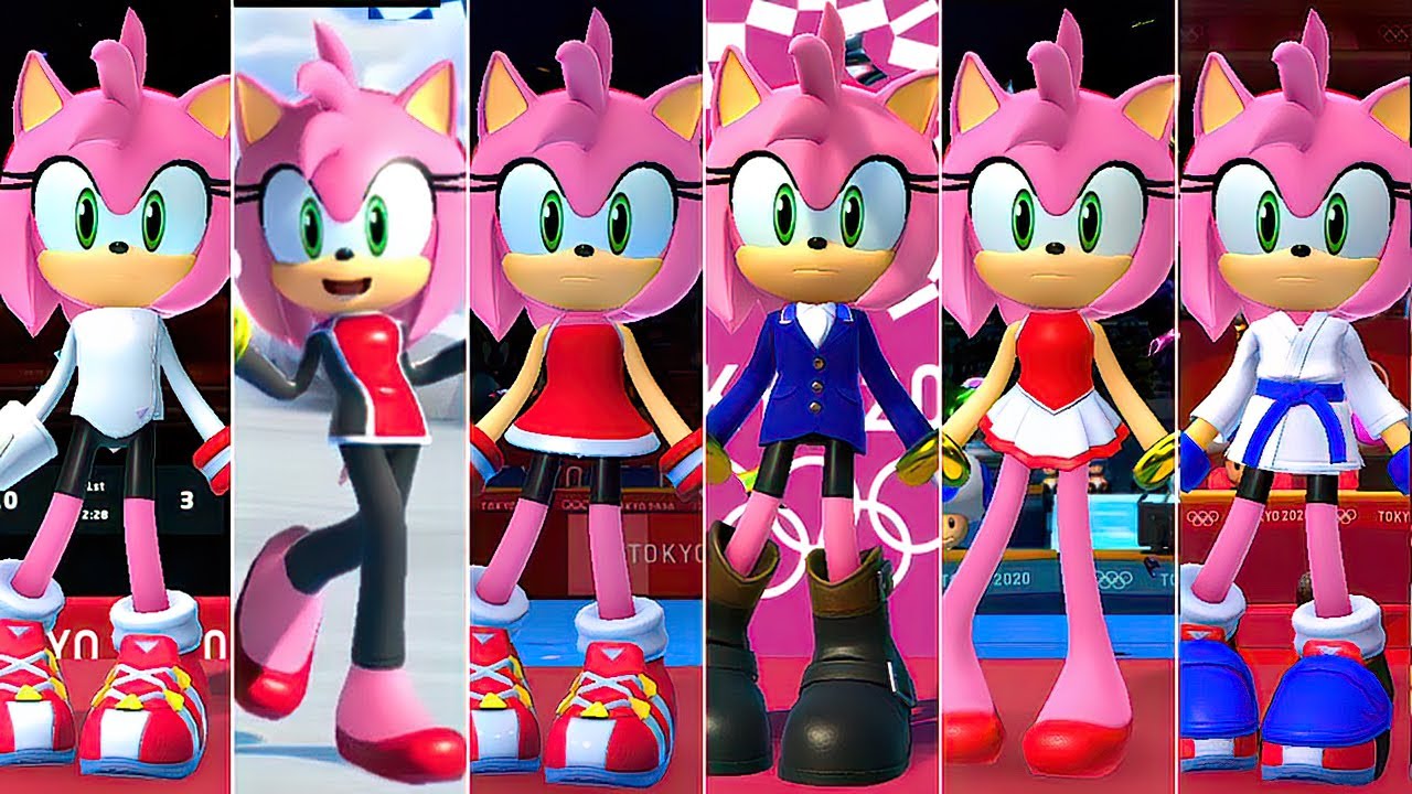Mario & Sonic At The Olympic Games Tokyo 2020 - Unveiling All Amy ...