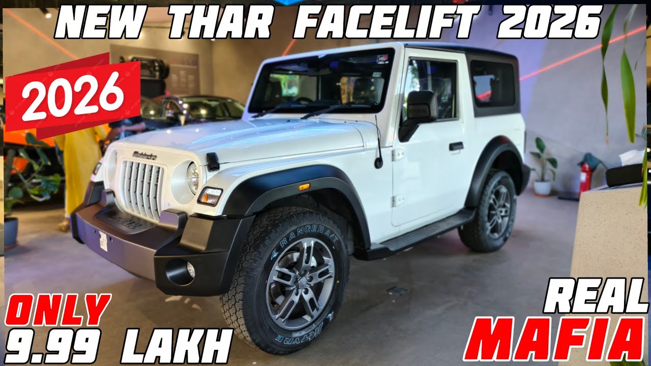 New Thar Facelift 2026 Review ️Thar Facelift 2025 | Thar 3 Door 2026 ...