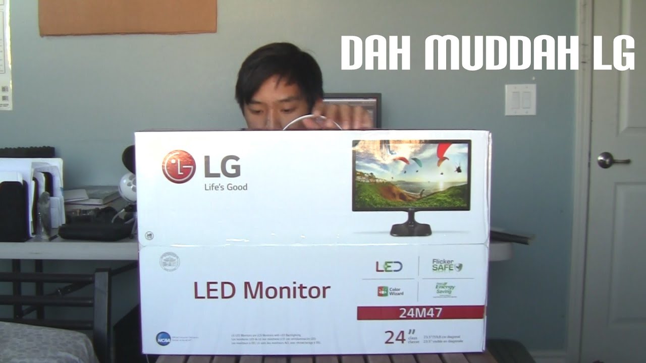 24" LG Monitor - IAN'S UNBOXING - YouTube