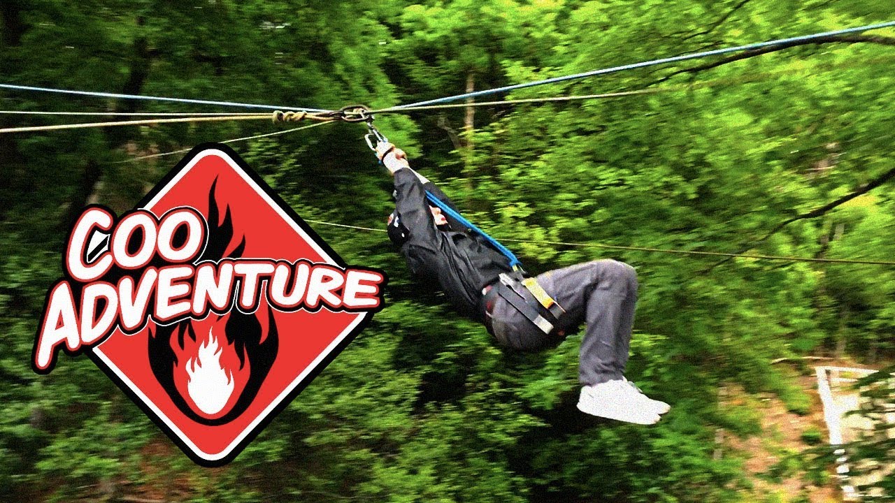 PARCOURS CHALLENGE: COO ADVENTURE (Belgique) - YouTube