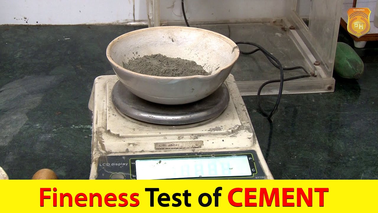HOW TO DO FINENESS OF CEMENT TEST IN LAB COMPLETE PROCESS - YouTube