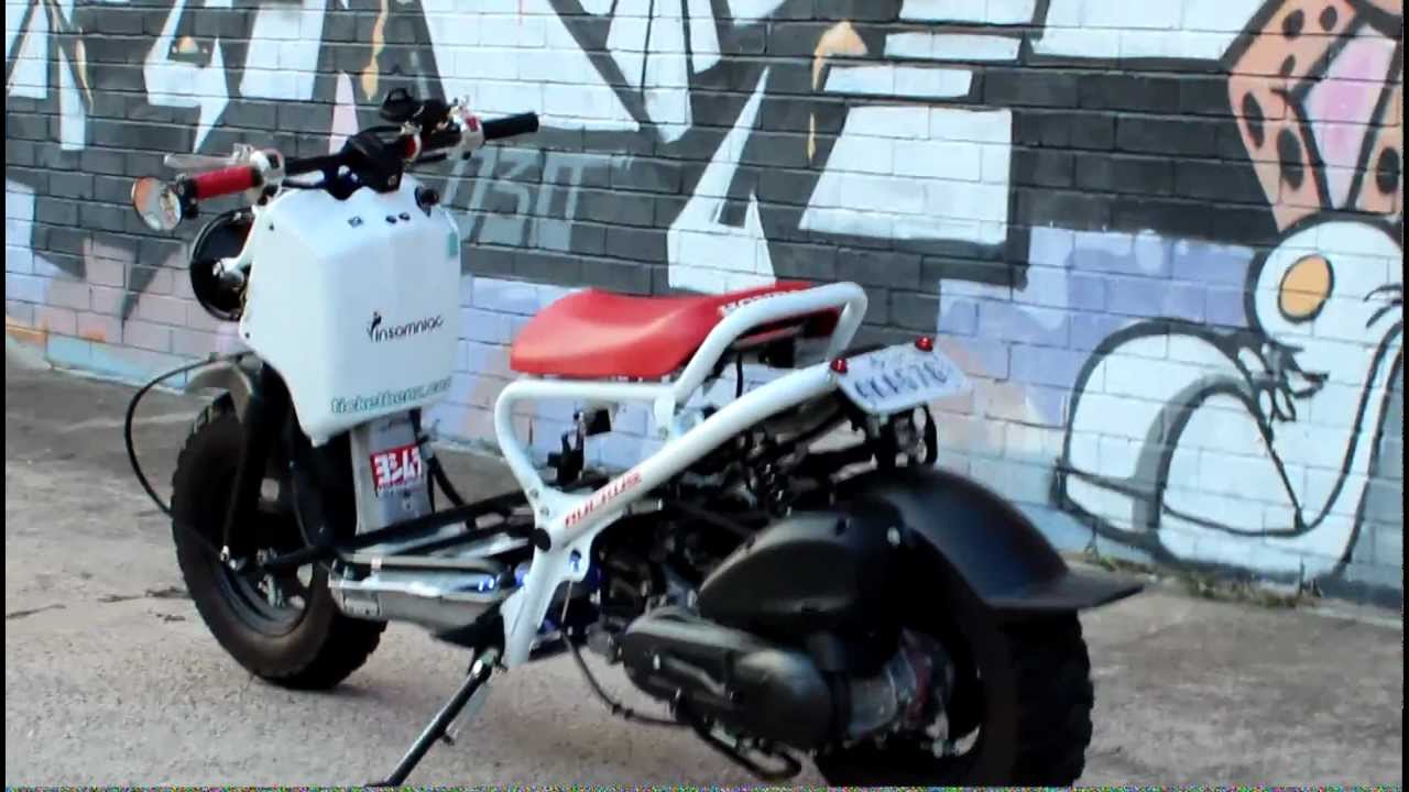 Ruckit! Honda Ruckus 2012..... Ruck The Color of mayonnaise! - YouTube