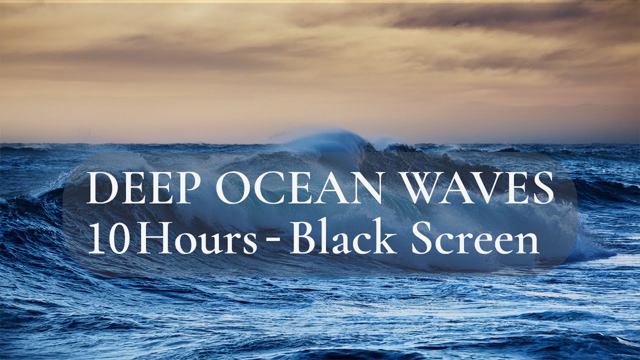 Deep Winter Ocean Waves – 10 Hours of Big Rolling Waves for Sleep ...