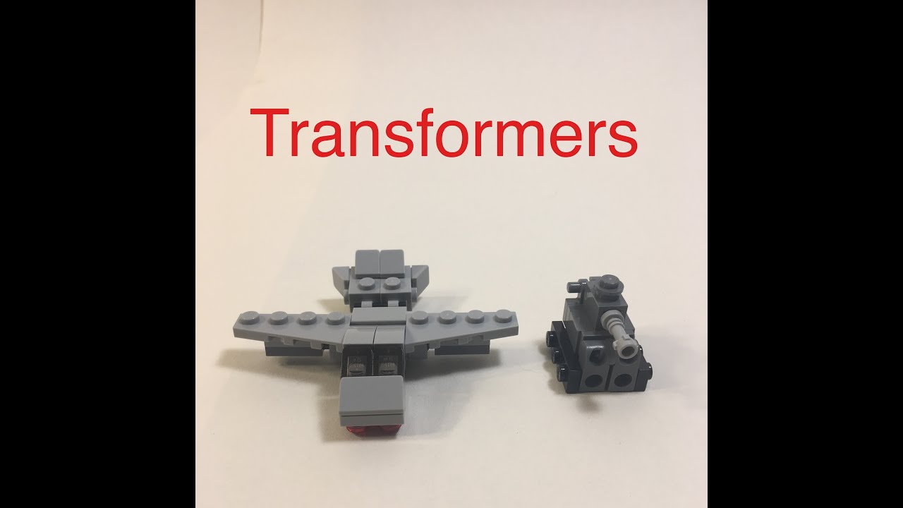 Mini Lego Jet and Tank Transformer - YouTube
