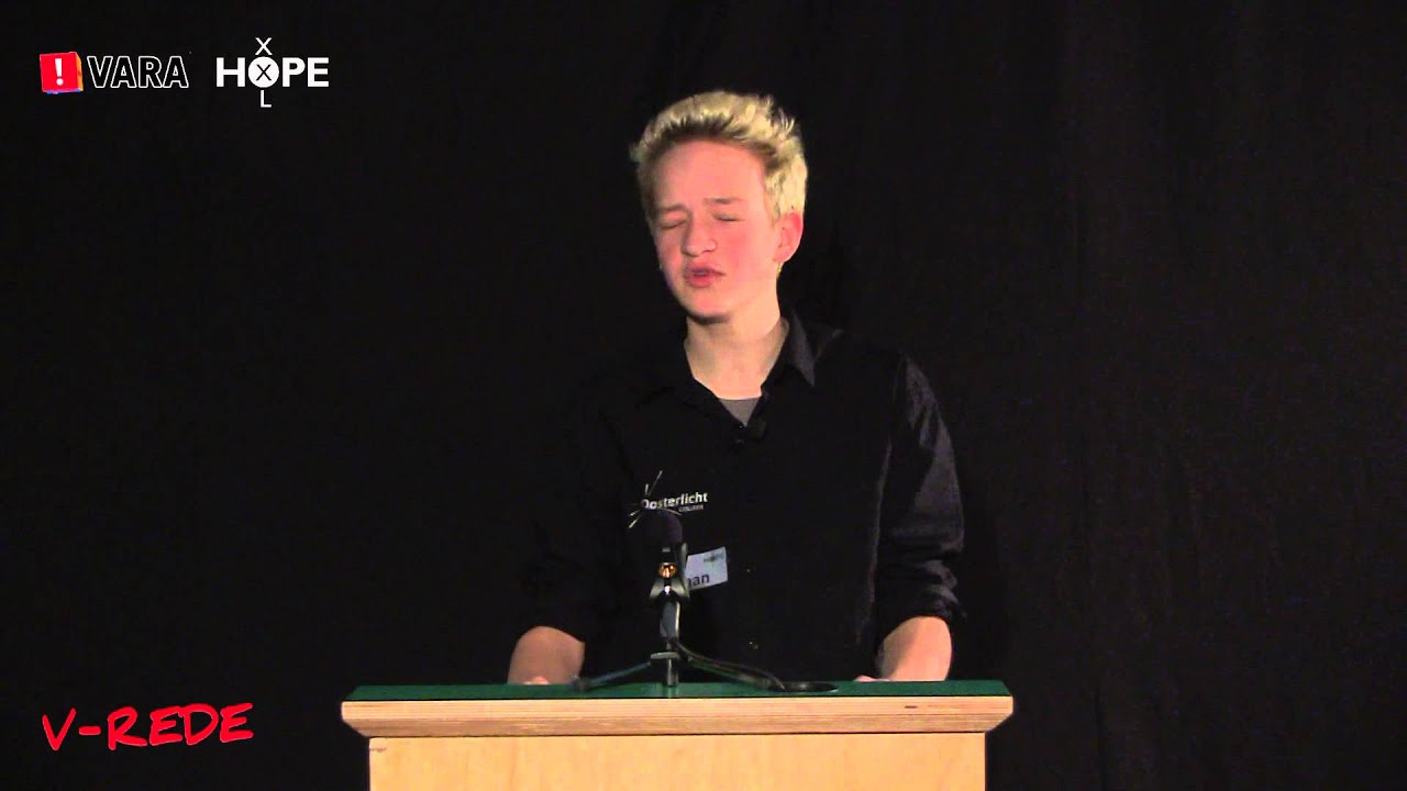 V-Rede van Daan Kroon, Oosterllicht College Nieuwegein - YouTube