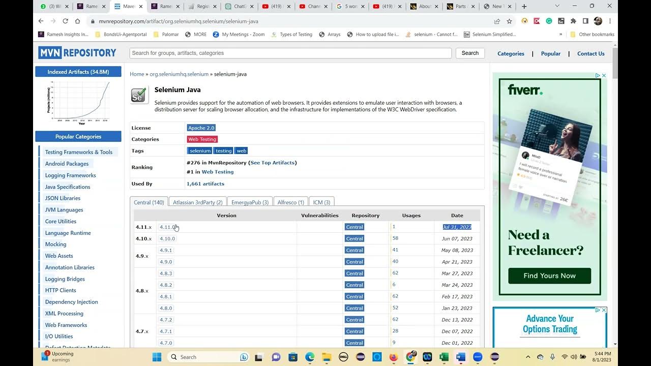 HybridFramework Maven Project Creation Design Part1 Aug 01 2023 - YouTube