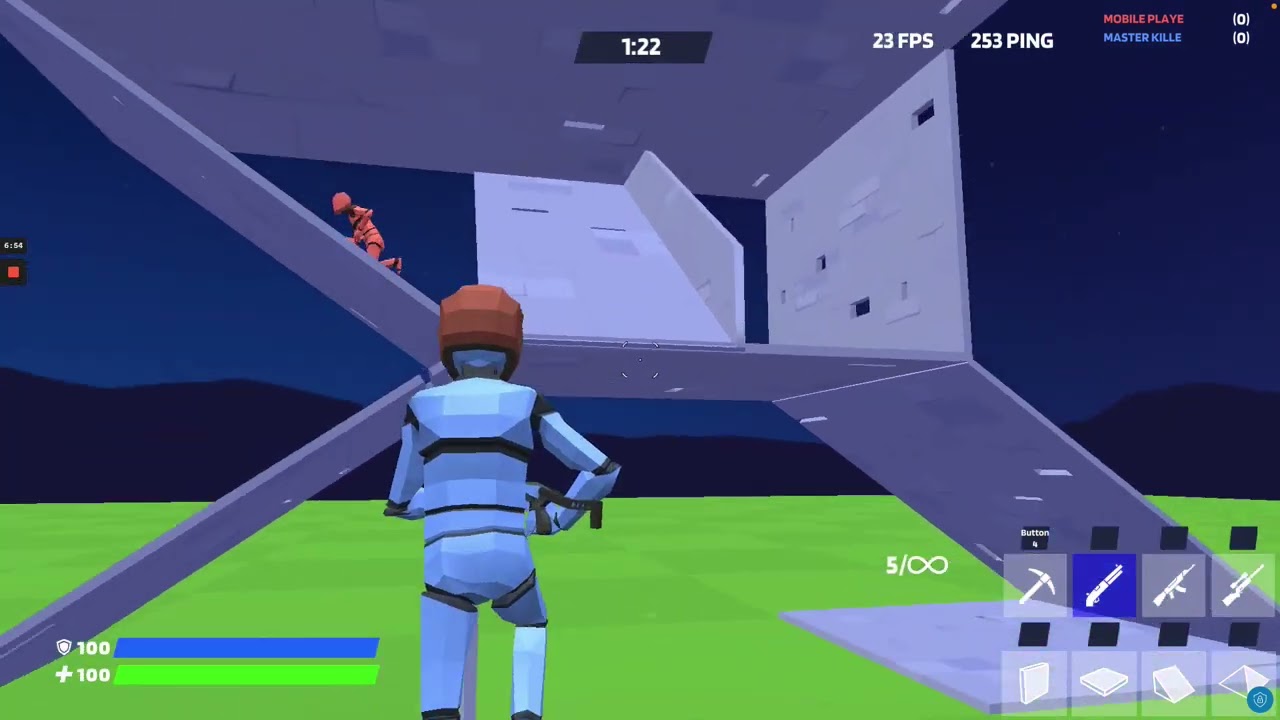 1v1 Lol Building Simulator Battle Royale And Shooting Game 🔊 Youtube