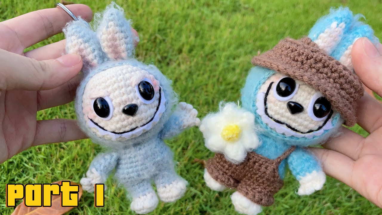 How to crochet cute labubu keychain | handmade labubu keychain # ...