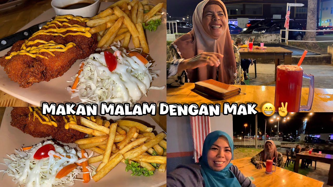 Candle Light Dinner Dengan Mak 🍽 Makan Chicken Chop Sambil Borak Borak ...