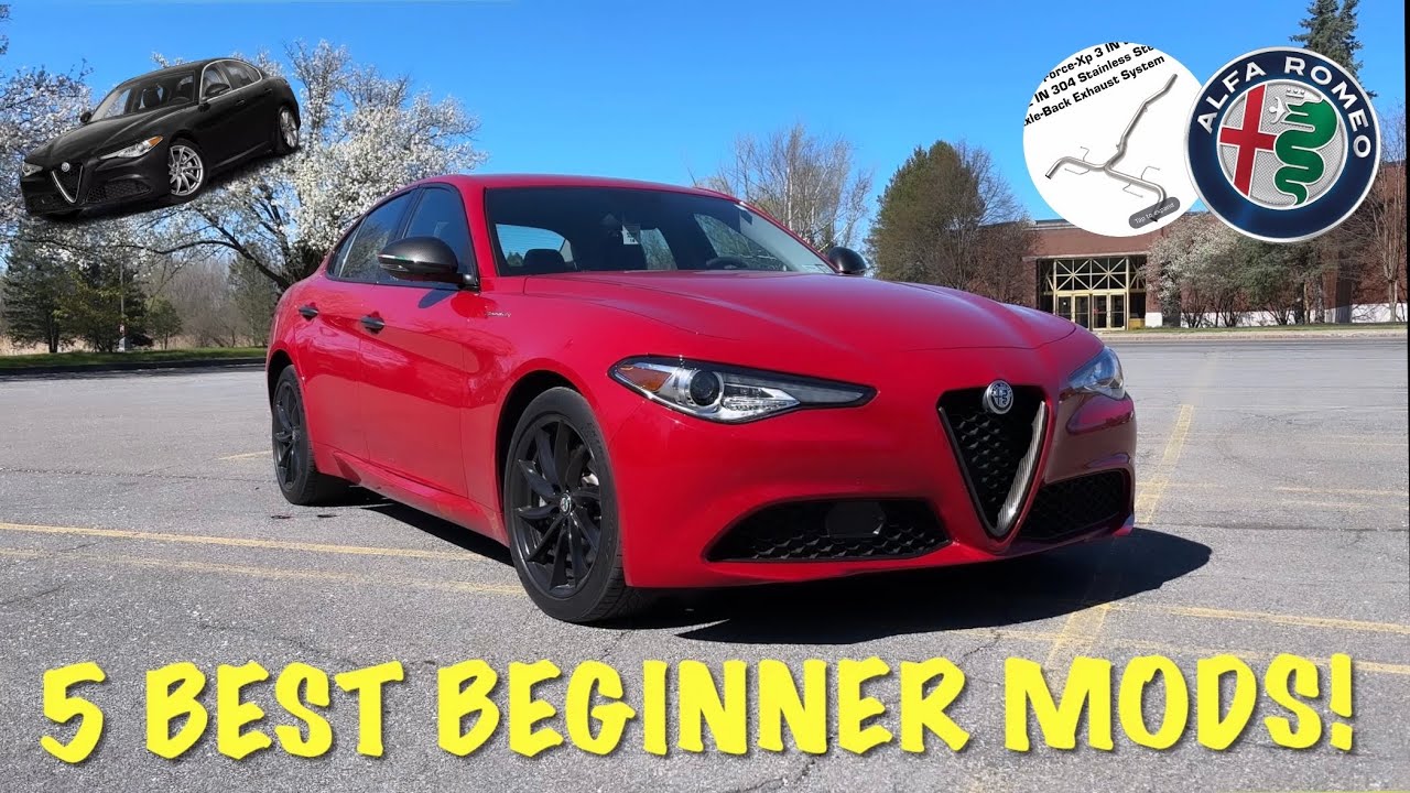 5 Best Beginner Mods For The Alfa Romeo Giulia! - YouTube