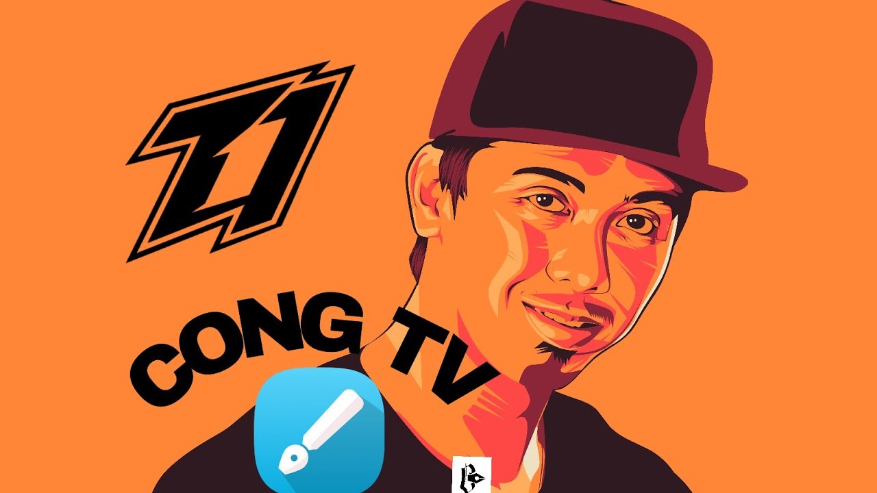 Cong TV Vector Speed Art (Full Shape via Infinite Design) - YouTube