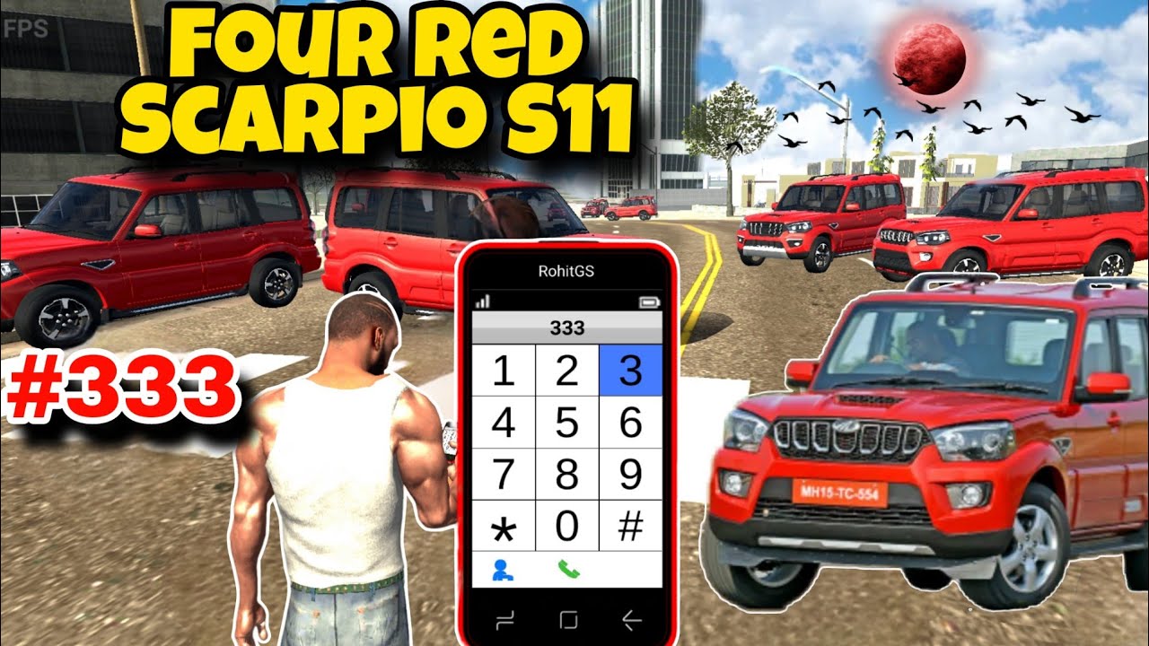 Mahindra Scarpio N,S11 red colour Off-road vehicles & Gangster Car ...