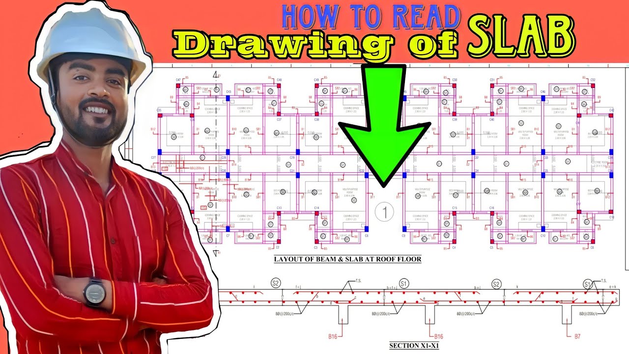 💯How To Read Drawing Of Slab 💯 Slab की Drawing कैसे पढ़े ...