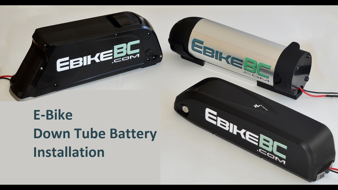 Down Tube Battery Installation - YouTube