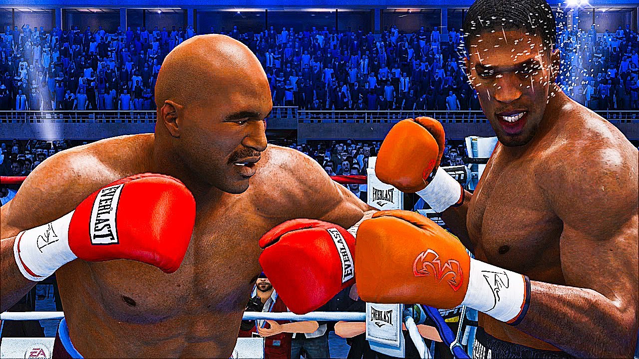 Evander Holyfield vs Anthony Joshua FULL FIGHT - Fight Night Champion ...