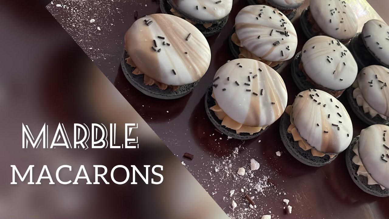 MACARONS 🤎MARBLE MACARONS 🤎MACARON🤎FRENCH MACARONS🤎WORK PROCESS🤎МАКАРОН ...