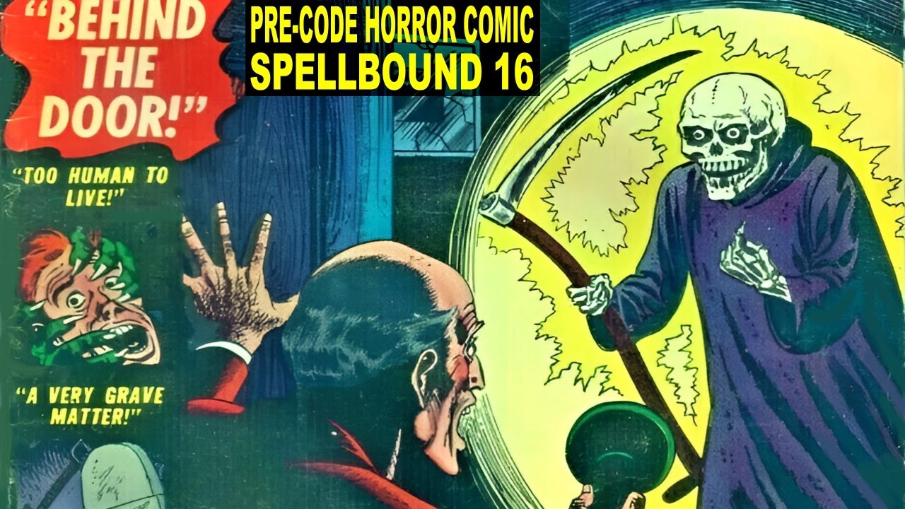 Pre-code HORROR Comic Book SPELLBOUND 16 - Atlas Comics - Repair and ...