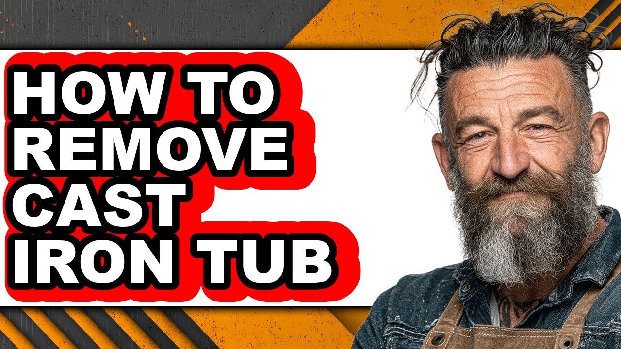 How to Remove Cast Iron Tub (easy Method) - YouTube