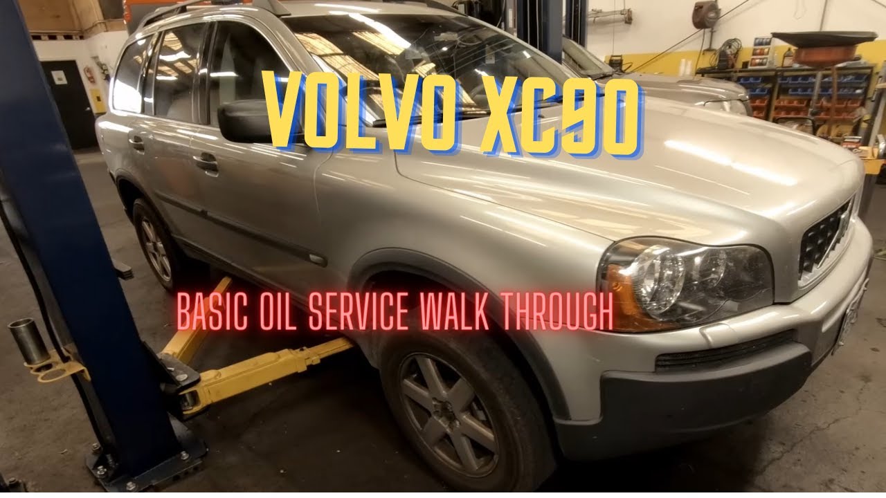 XC90 Volvo basic oil service. Tips and tools. - YouTube