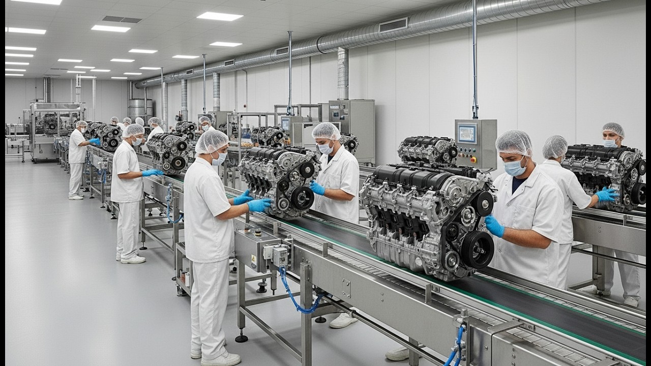 Inside the Luxury Engine Factory – How High-Performance Pistons Are ...