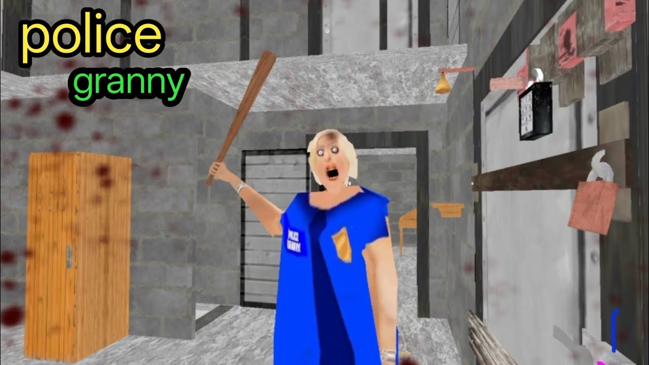 Police granny Horror game Full - YouTube