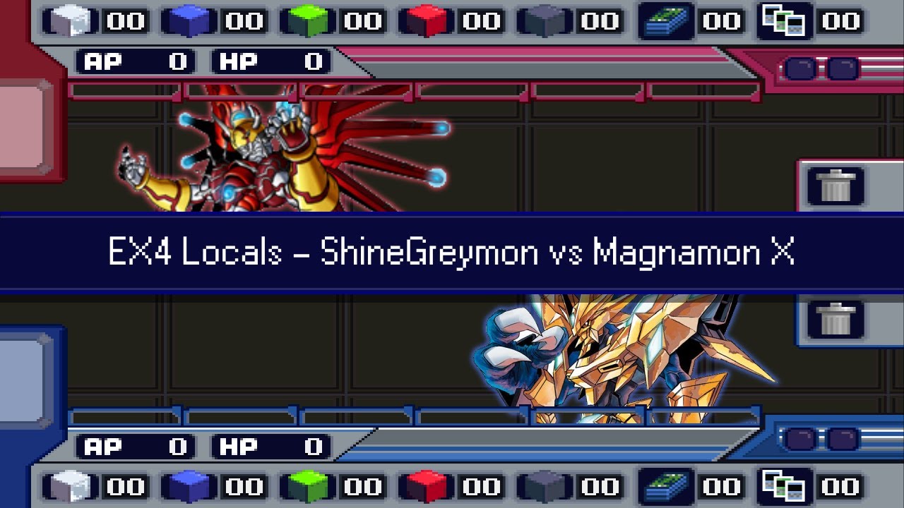ShineGreymon vs Magnamon X - EX4 Locals 7/9/23 - YouTube