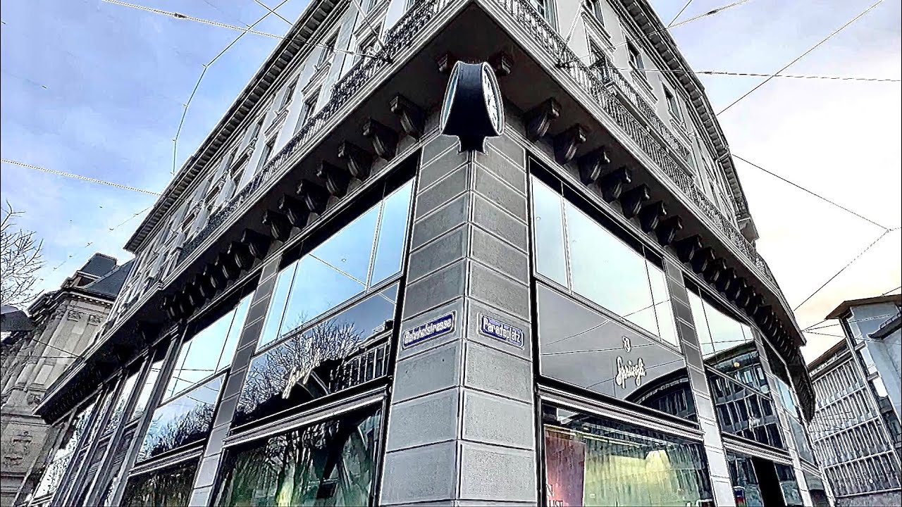 Sprüngli Confiserie Chocolate Store & Cafe TOUR REVIEW @ Bahnofstrasse ...