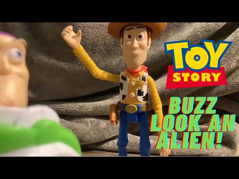 Toy Story Live action scene: Buzz Look An Alien! - YouTube