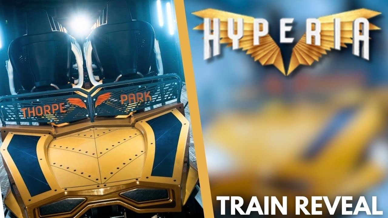 HYPERIA TRAIN REVEAL THORPE PARK REACTION - YouTube
