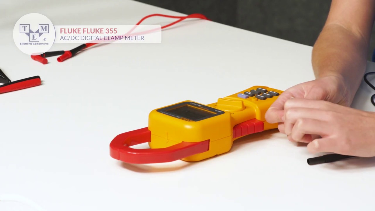 FLUKE 355 - AC/DC digital clamp meter - UNBOXING - YouTube