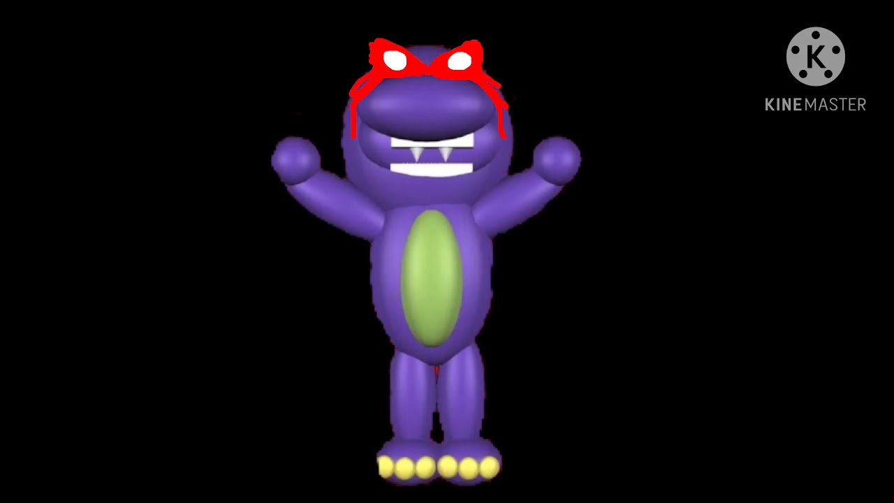 I made 3D bloody evil barney - YouTube