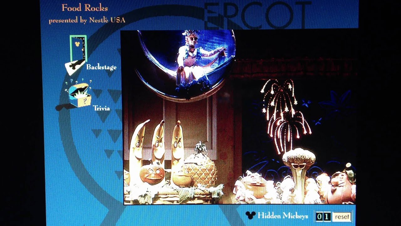 WDW Explorer 1998- Food Rocks - YouTube