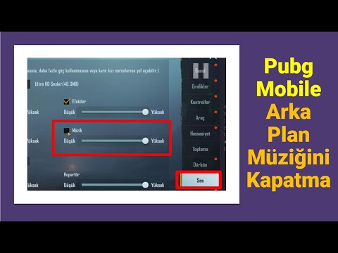 Pubg Mobile Arka Plan Müziğini Kapatma