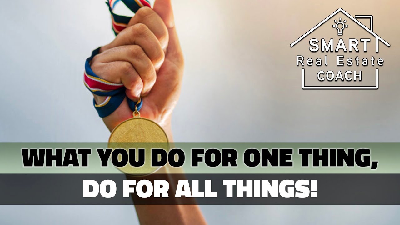 What You Do For One Thing, Do For All Things! | Motivational Mondays ...