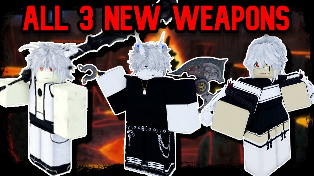 TYPE SOUL | ALL 3 NEW ARRANCAR WEAPONS SHOWCASE - YouTube