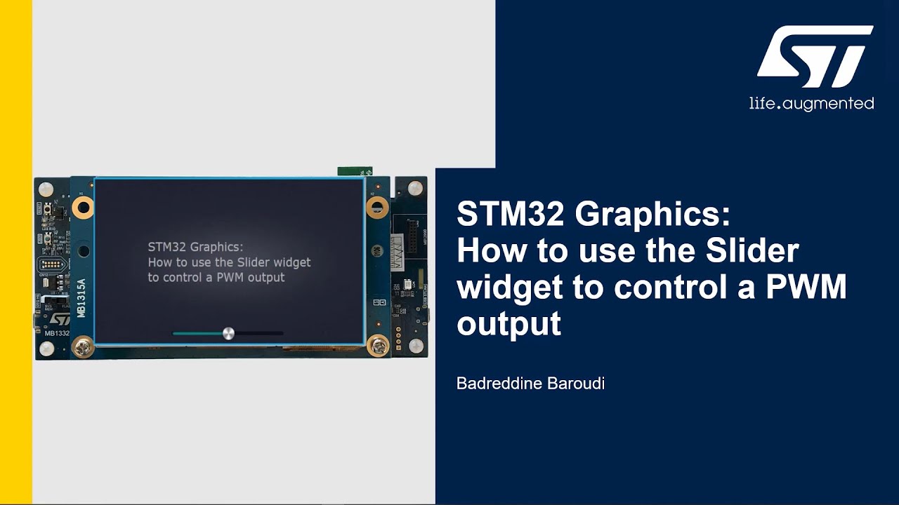 Stm32 Graphics How To Use The Slider Widget To Control A Pwm Output Youtube 6142