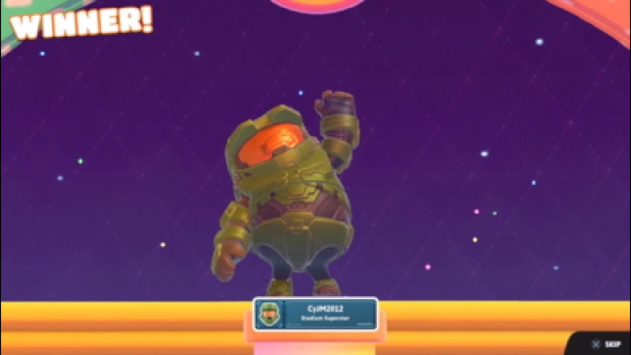Fall Guys master Chief win - YouTube