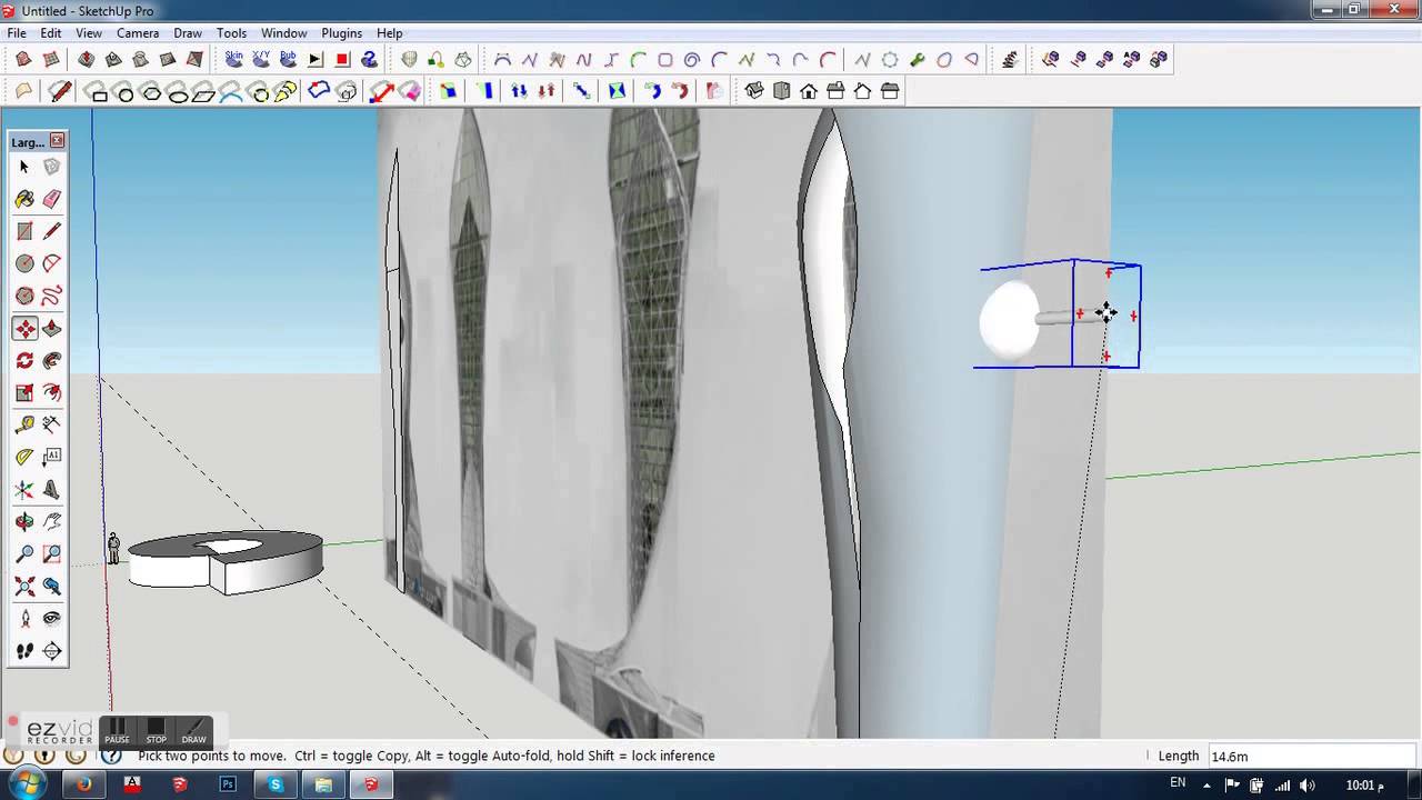 How to Model Skyscraper in Sketchup / essentials - YouTube