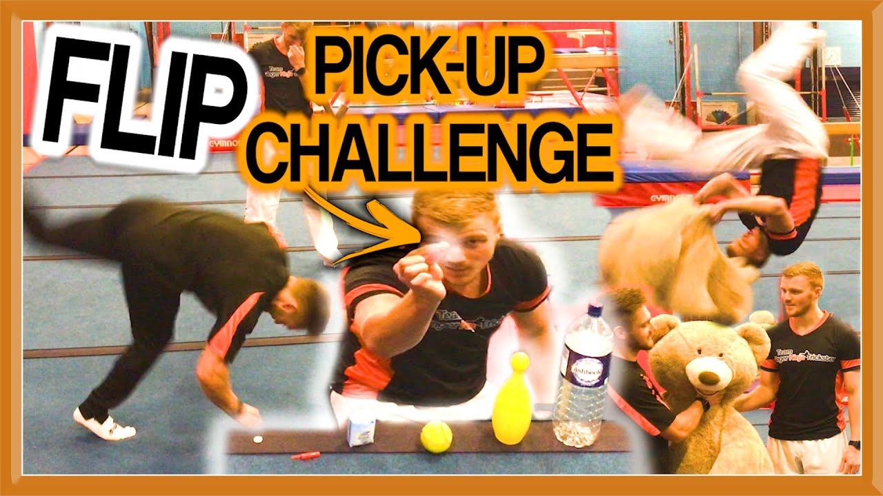 FLIP PICK UP CHALLENGE | Team GNT - YouTube