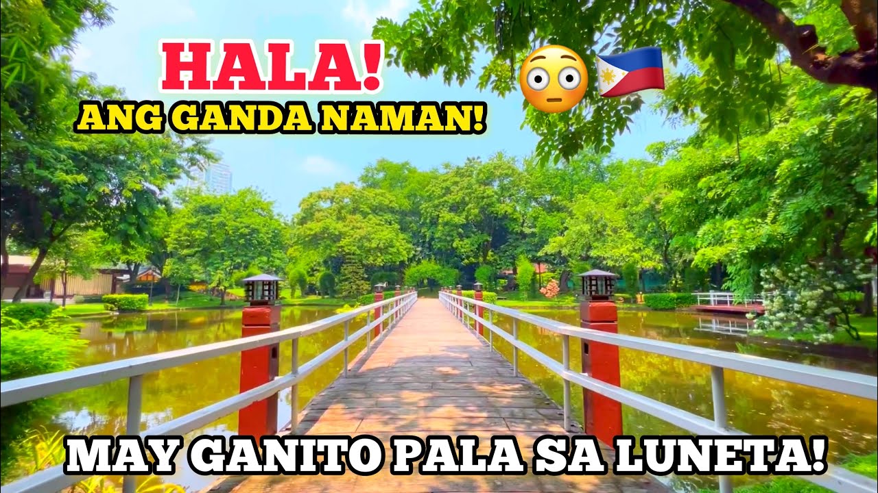HALA ANG GANDA NAMAN! MAY GANITO PALA SA LUNETA! - YouTube
