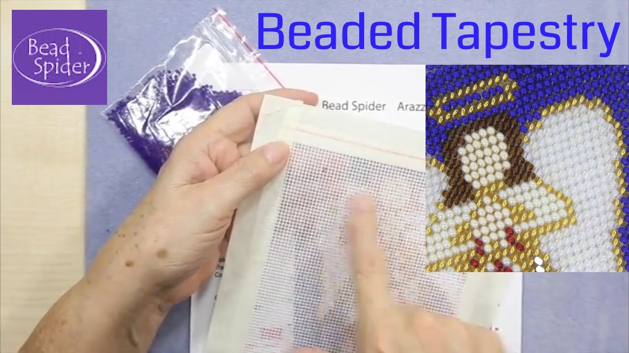 Creating A Stunning Beaded Tapestry Without The Need For A Frame! - YouTube