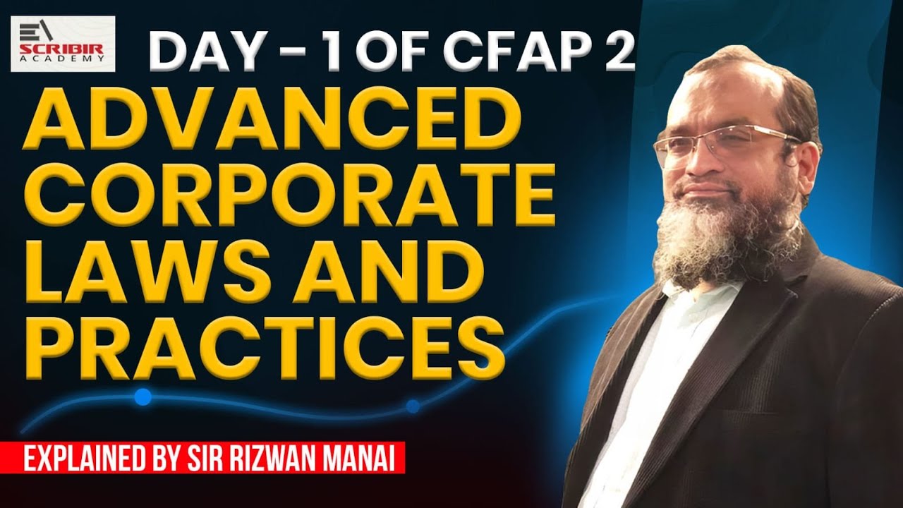 Introductory Class | CFAP 2 – Advanced Corporate Laws and Practices ...