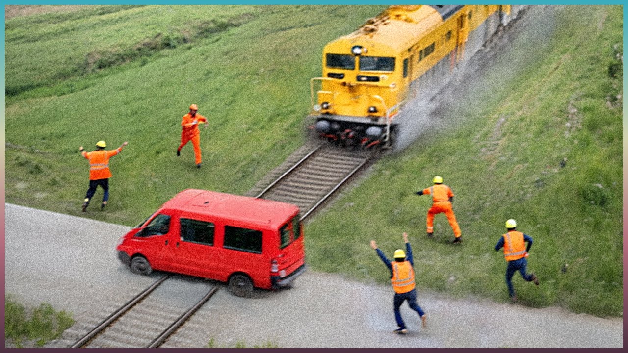 Biggest Train Collisions and Mistakes Caught On Camera - YouTube