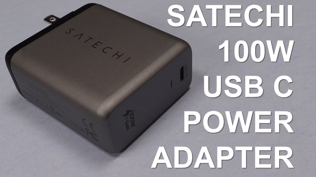 Satechi 100W USB C Power Adapter Review and Test - YouTube
