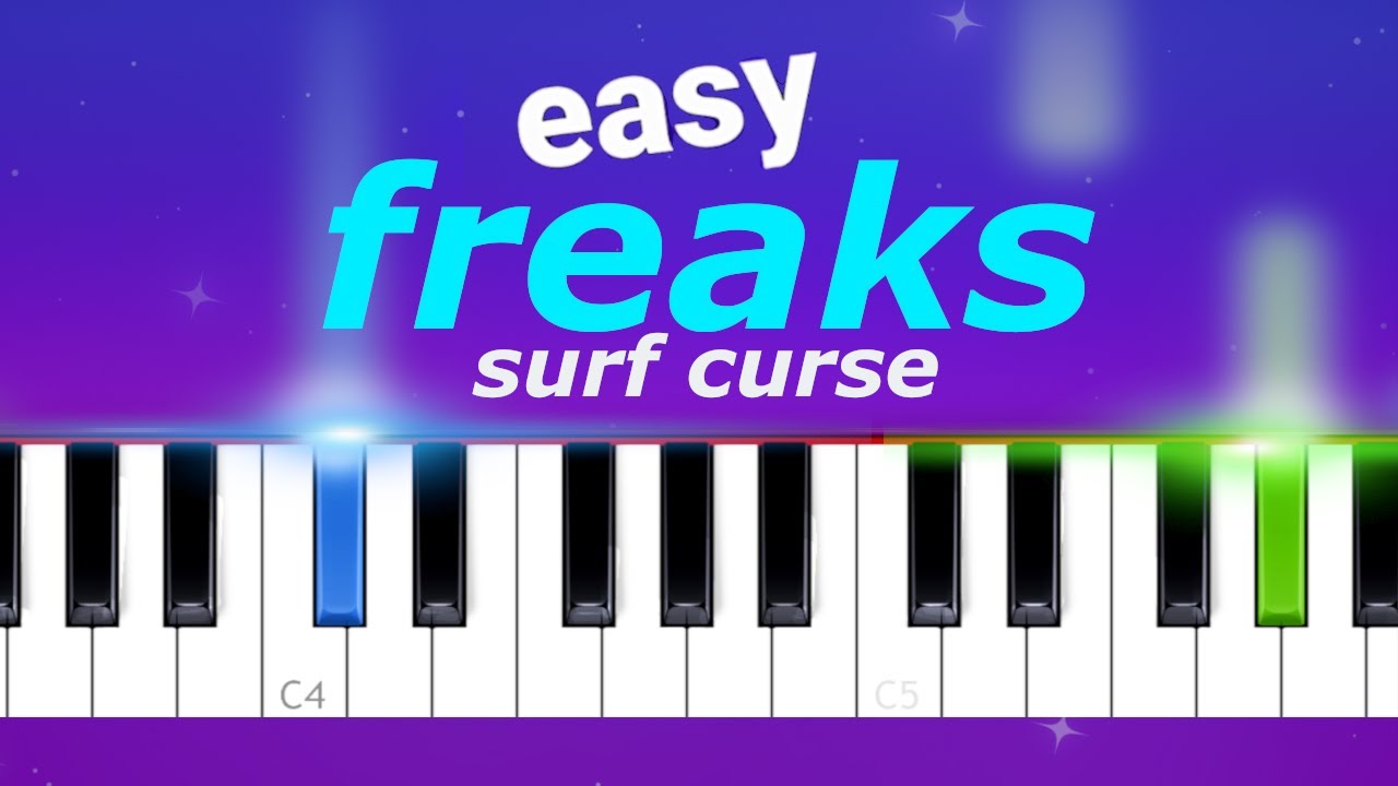 Surf Curse - Freaks | EASY PIANO TUTORIAL - YouTube